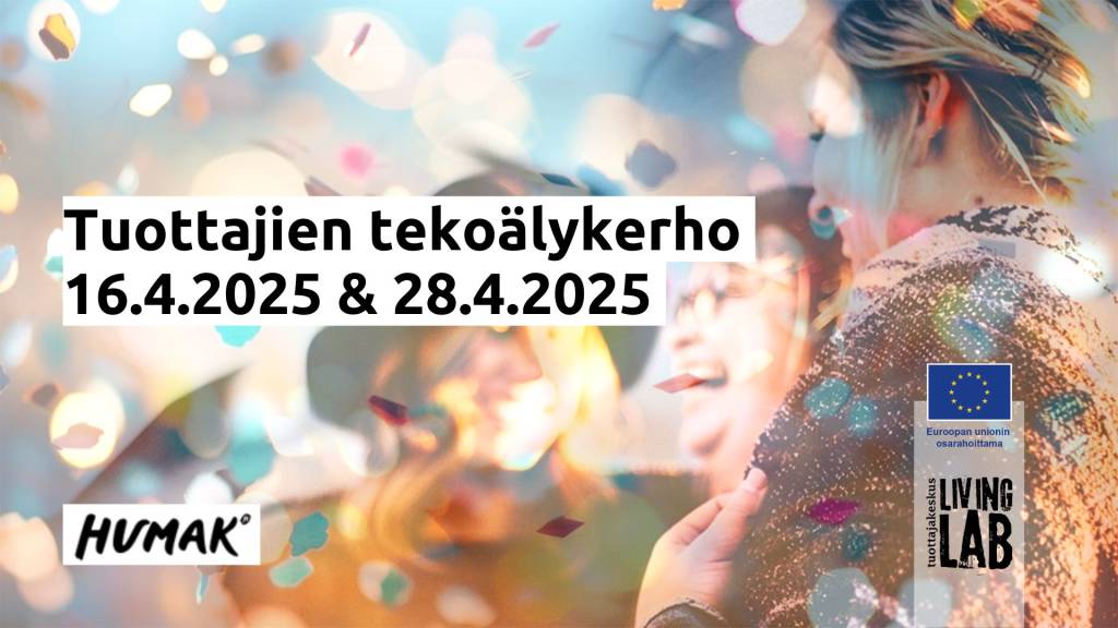 Tuottajien tekoälykerho järjestetään huhti- ja toukokuussa ...