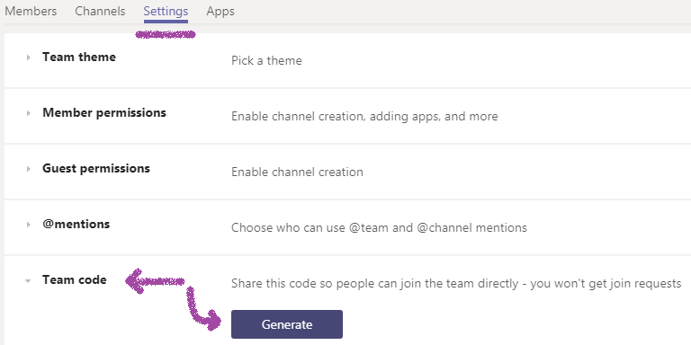 Use a code to join a team in Microsoft Teams | Digital toolkit ...
