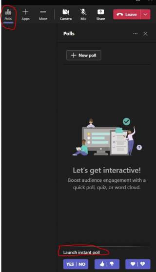 Instant polls and voting in Teams meeting | Digital toolkit | Tampere ...