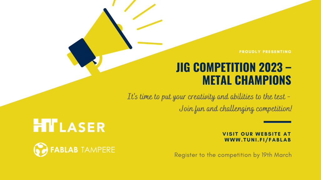 JIG COMPETITION 2023 - Metal Champions | FabLab Tampere | Tampere ...